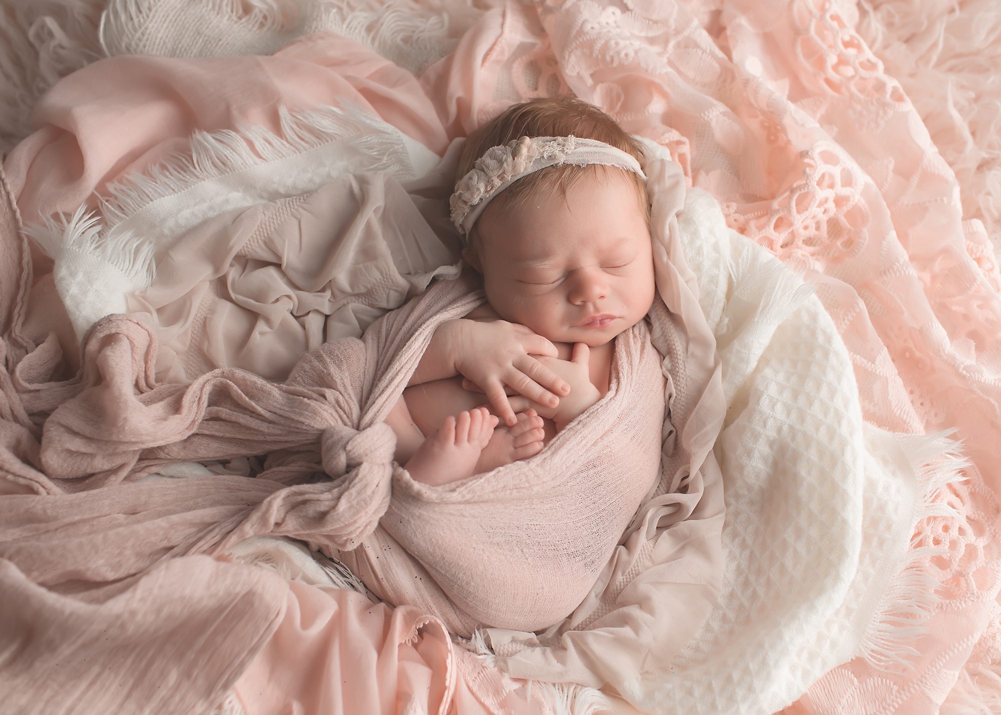 sweetest red hair baby girl { phoenix az newborn photographer }